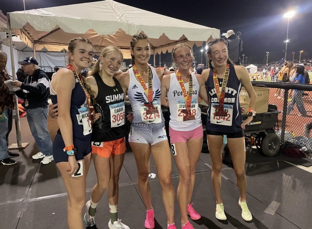 Ella Hagen blazes her way to new school record in California while ...